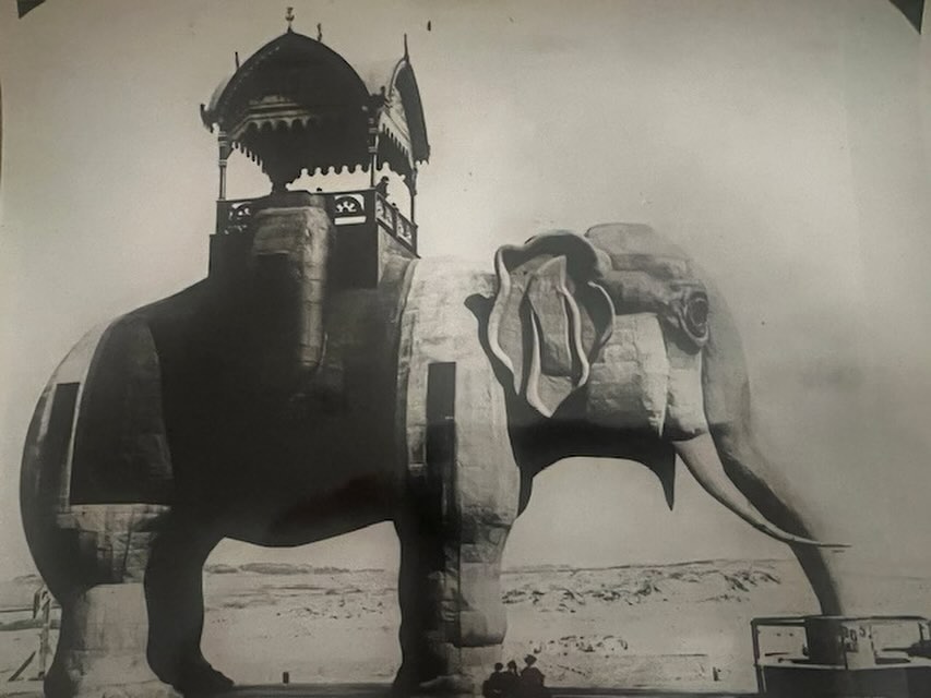 James Lafferty of Philadelphia builds Elephant Bazaar - Lucy The Elephant