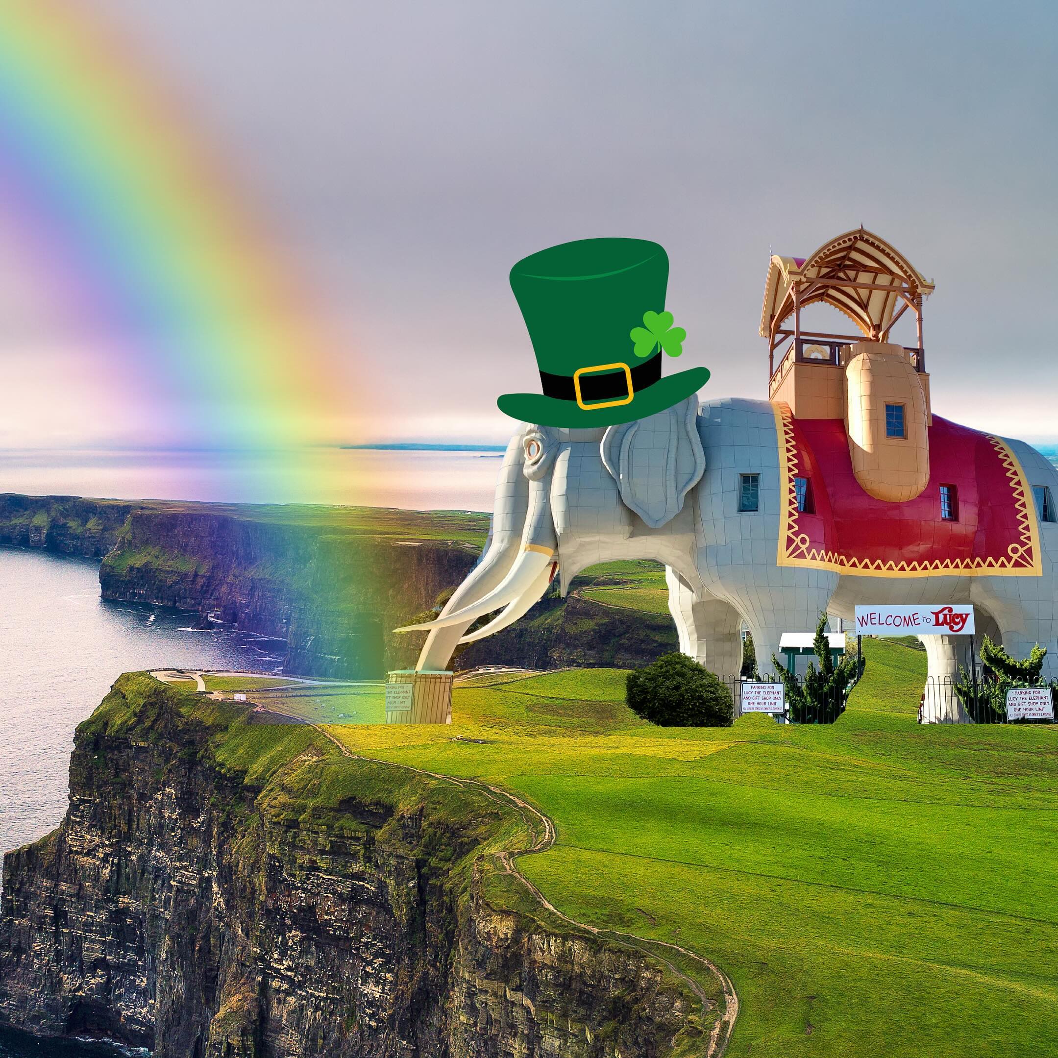 James Lafferty of Philadelphia builds Elephant Bazaar - Lucy The Elephant